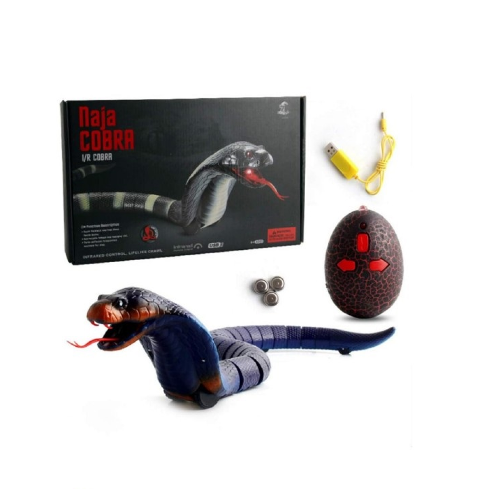 ربات اسباب بازی مار کبرا کنترلی شارژی REMOTE CONTROLLED COBRA SNAKE ... ربات اسباب بازی مار کبرا کنترلی شارژی REMOTE CONTROLLED COBRA SNAKE ...
